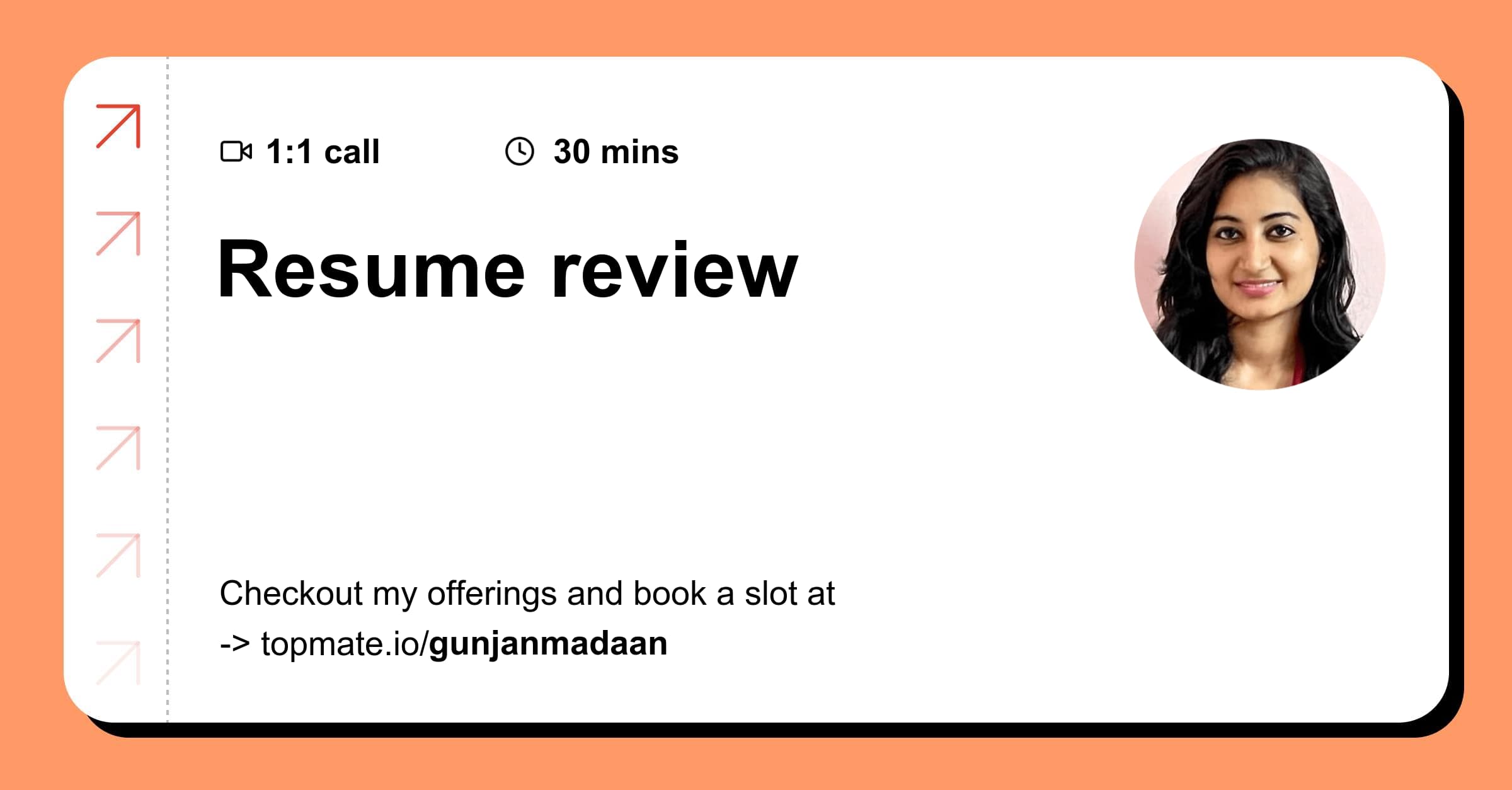Resume review with Gunjan Madaan